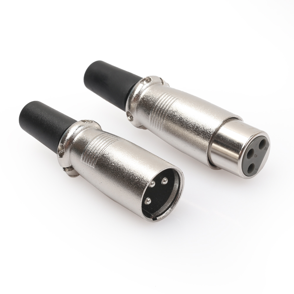 Mua XLR 3 Pin Male & Female MIC Audio Microphone Cable Connector