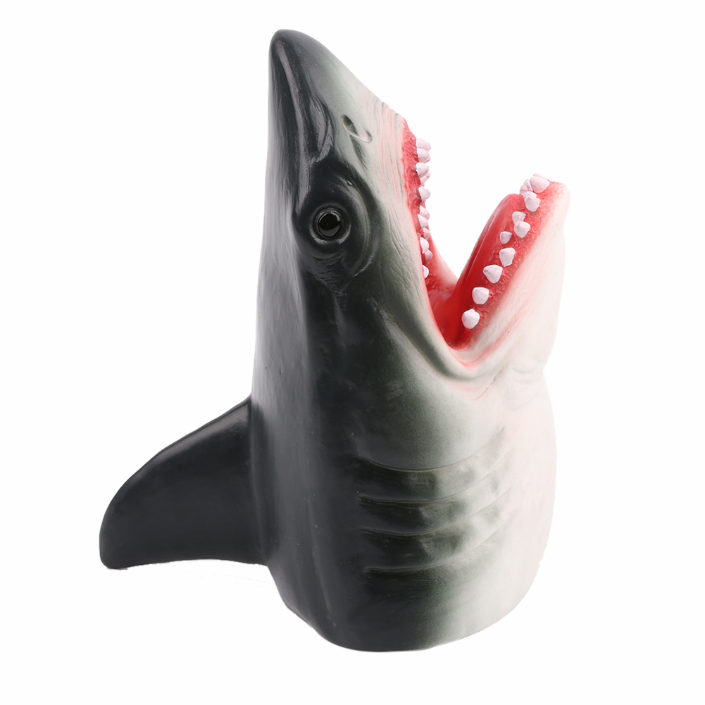 Mua PVC Shark Head Finger Puppet Toys Educational Model Gifts for Kid ...